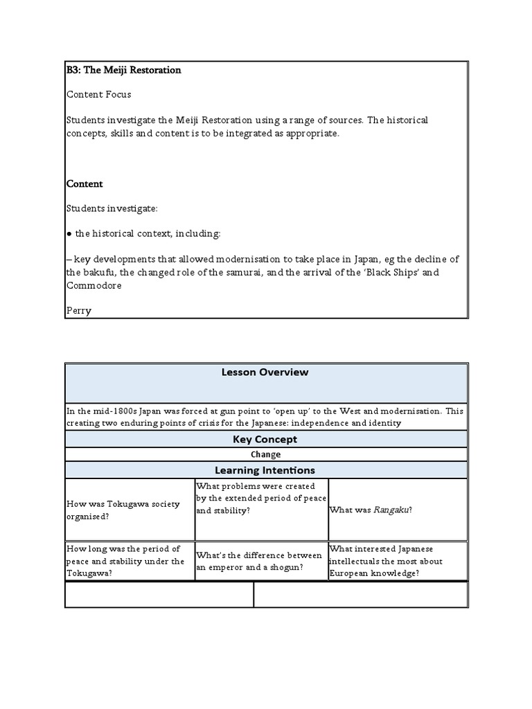 3.1.1 The Tokugawa Shogunate | PDF | Samurai | Feudal Japan
