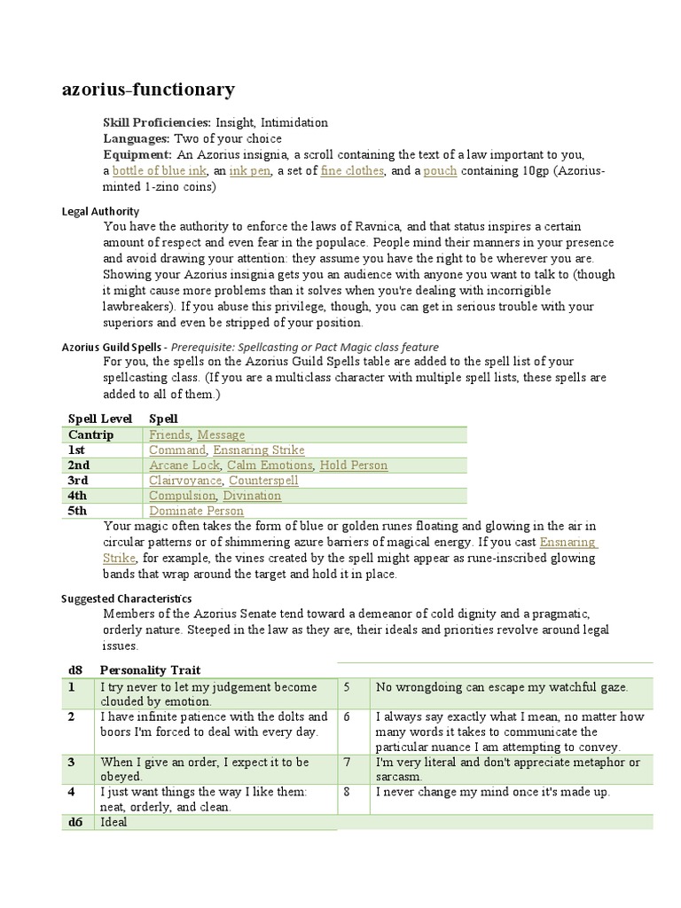 Background List | PDF