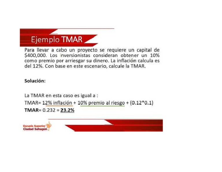 Formula Tmar | PDF