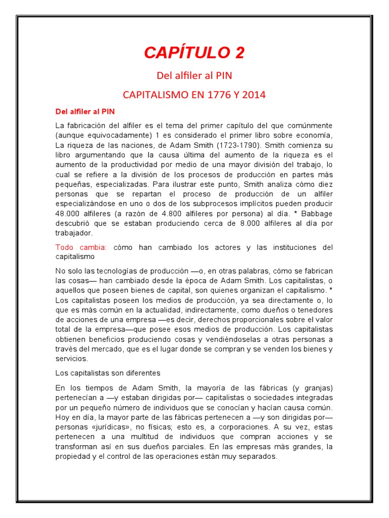 CAPÍTULO 2 Intro Eco | PDF | Capitalismo | Oligopolio