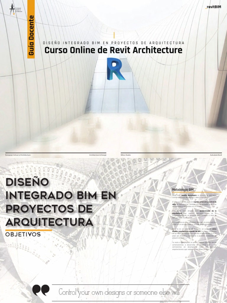 Guia Docente Revit | PDF | Autodesk Revit | Software de la aplicacion