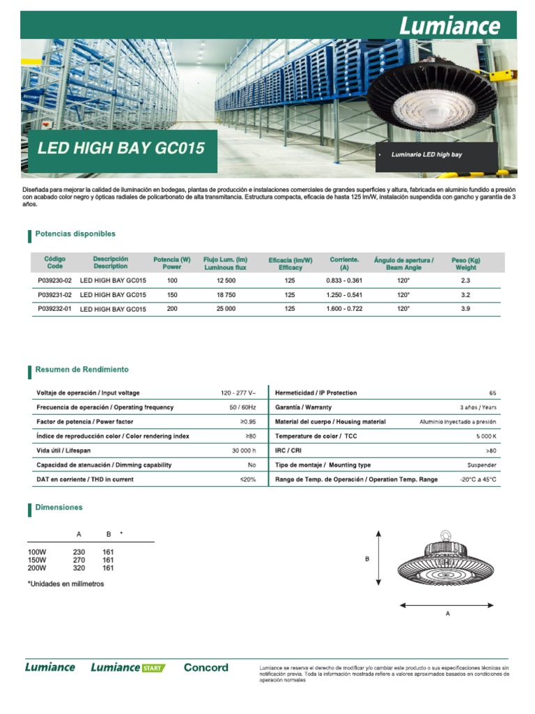 P039231-02 Lumiance | PDF