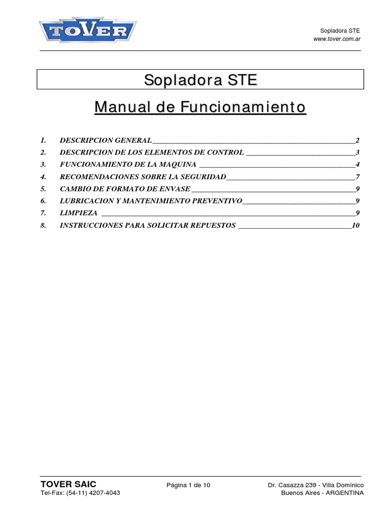 Ste Manual De Funcionamiento Descargar Gratis Pdf Aspiradora Tornillo 