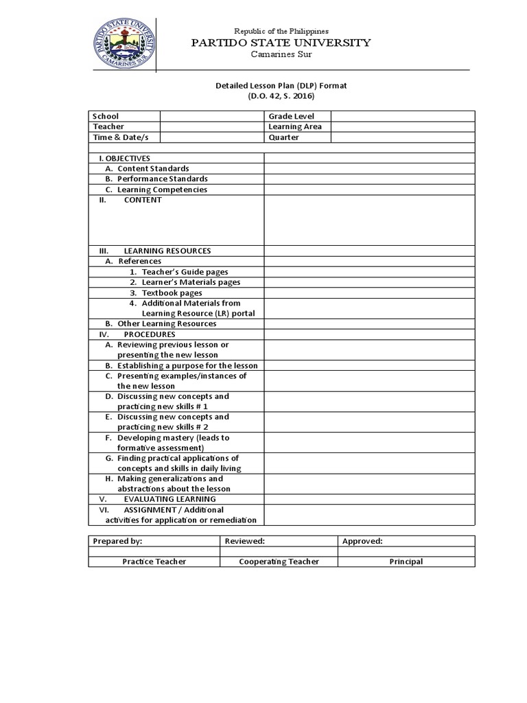 Detailed-Lesson-Plan-LAS-Formats | PDF