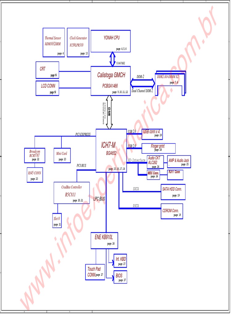 Compaq C140 Laptop Schematic Diagram | PDF | Computer Standards ...