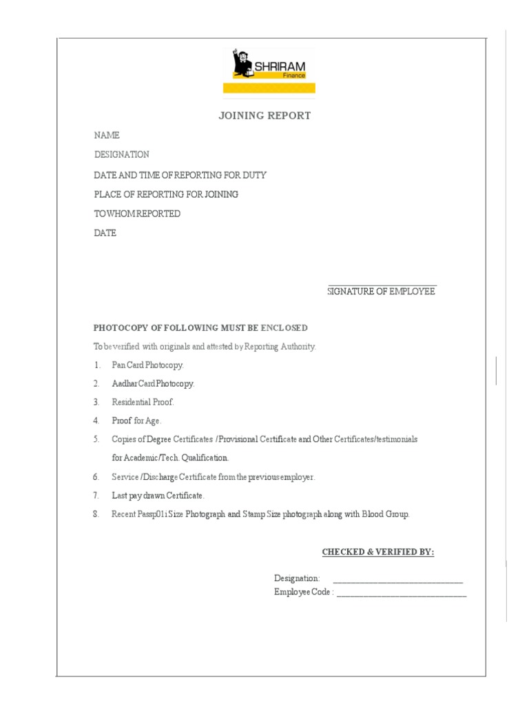 SFL Joining Kit | Download Free PDF | Employment | Heart