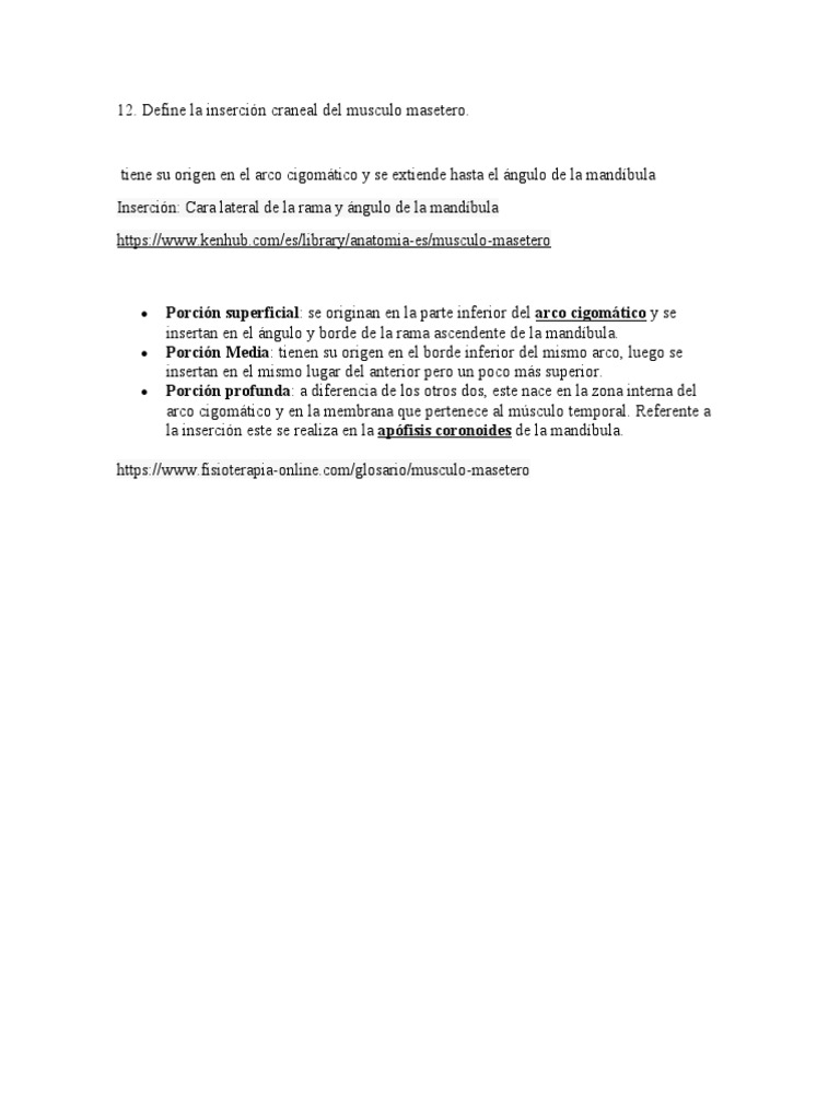 12 Insercion Musculo Masetero | PDF