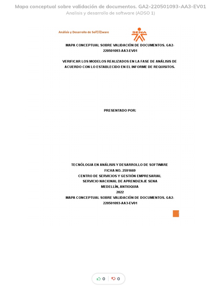 Mapa Conceptual Sobre Validacion de Documentos Ga2 220501093 Aa3 Ev01 - Compress | PDF ...