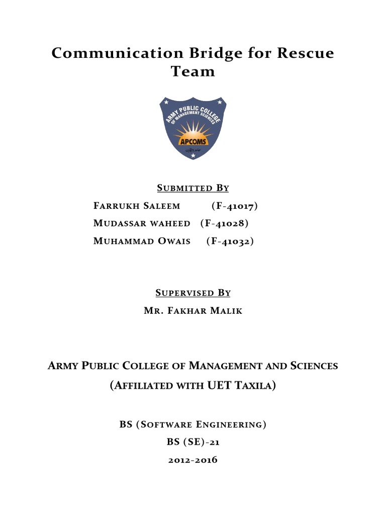 Final Thesis 1 | PDF | Use Case | Communication