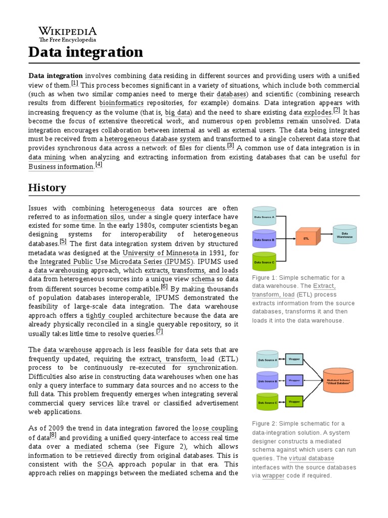 Data Integration | PDF | Information Retrieval | Information Management