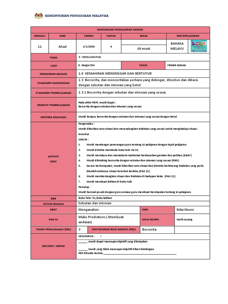RPH 11 BM THN 4-Unit 8 (M11) | PDF