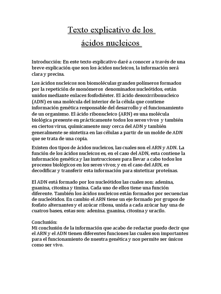 Texto Explicativo Cyt | PDF