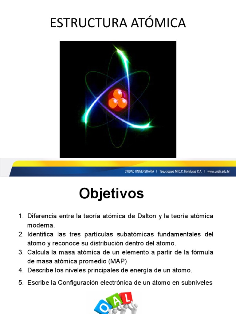Estructura Atómica Moderna y Teoría | PDF | Átomos | Configuración ...