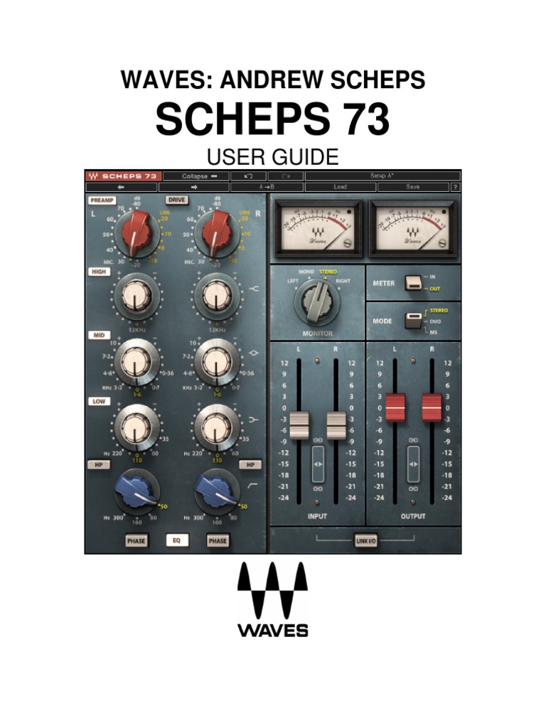 Scheps 73 | PDF | Equalization (Audio) | Microphone