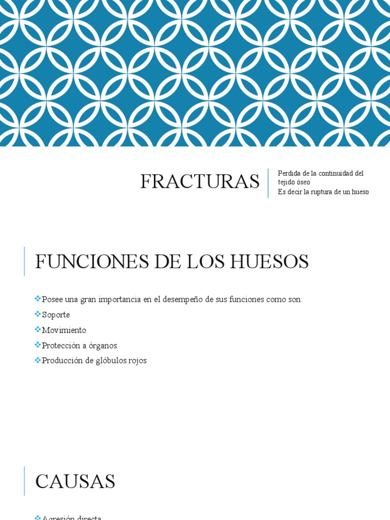 Guía de Fracturas y Tratamiento | PDF | Hueso | Lesión
