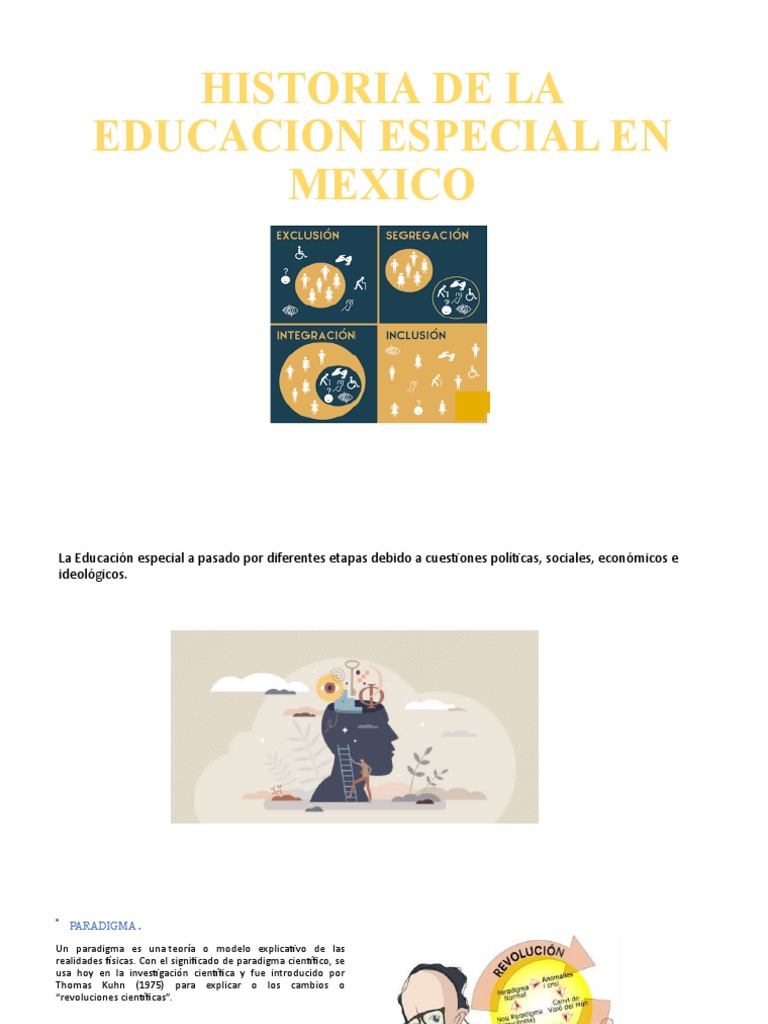 Linea Historia de Educacion Especial. | PDF | Invalidez | Educación especial