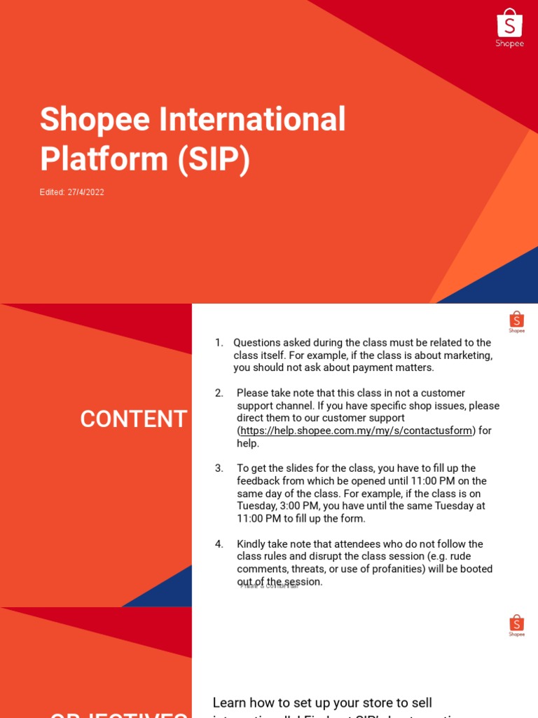 (MY) Shopee International Platform | PDF | Sales | Service Industries