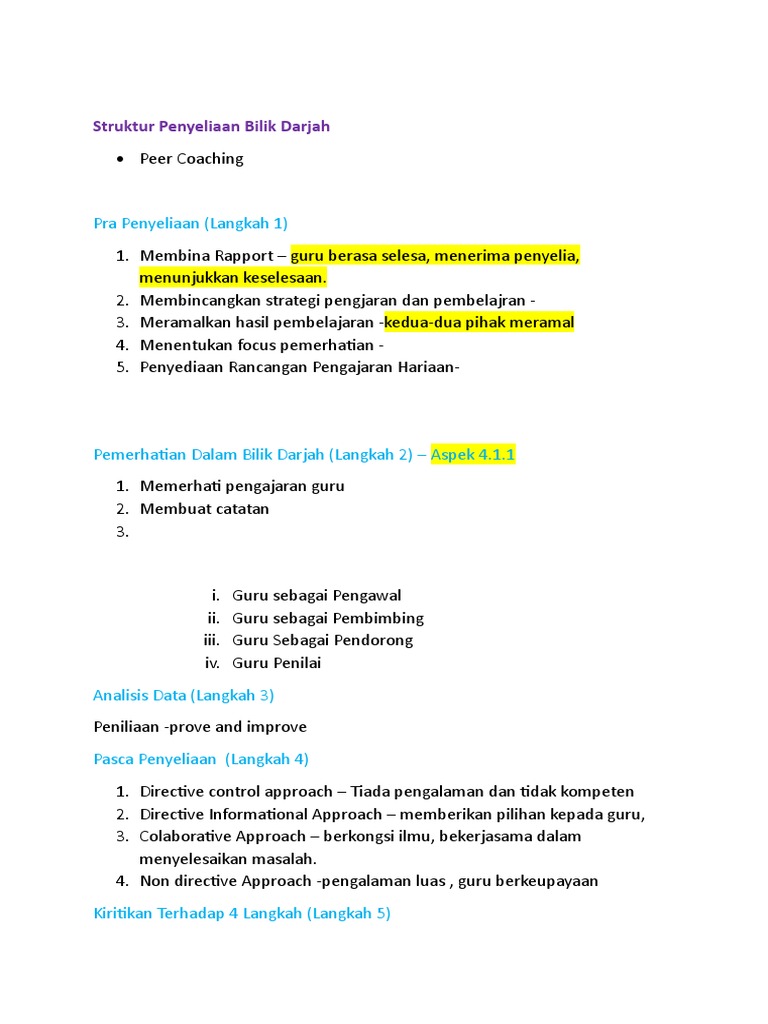 Struktur Penyeliaan | PDF