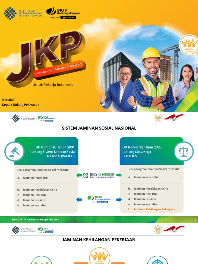 Jaminan Kehilangan Pekerjaan di Indonesia | PDF