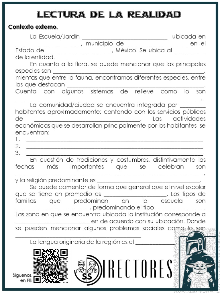 Lectura de La Realidad (Contexto Externo, Interno, Diagnóstico de Grupo) | PDF | Modificación de ...
