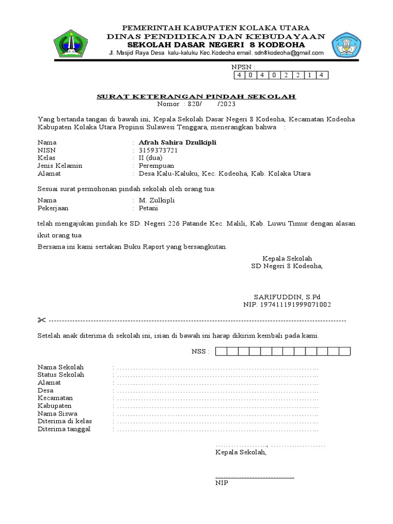 Surat Pinda Apra | PDF Surat Pinda Apra | PDF
