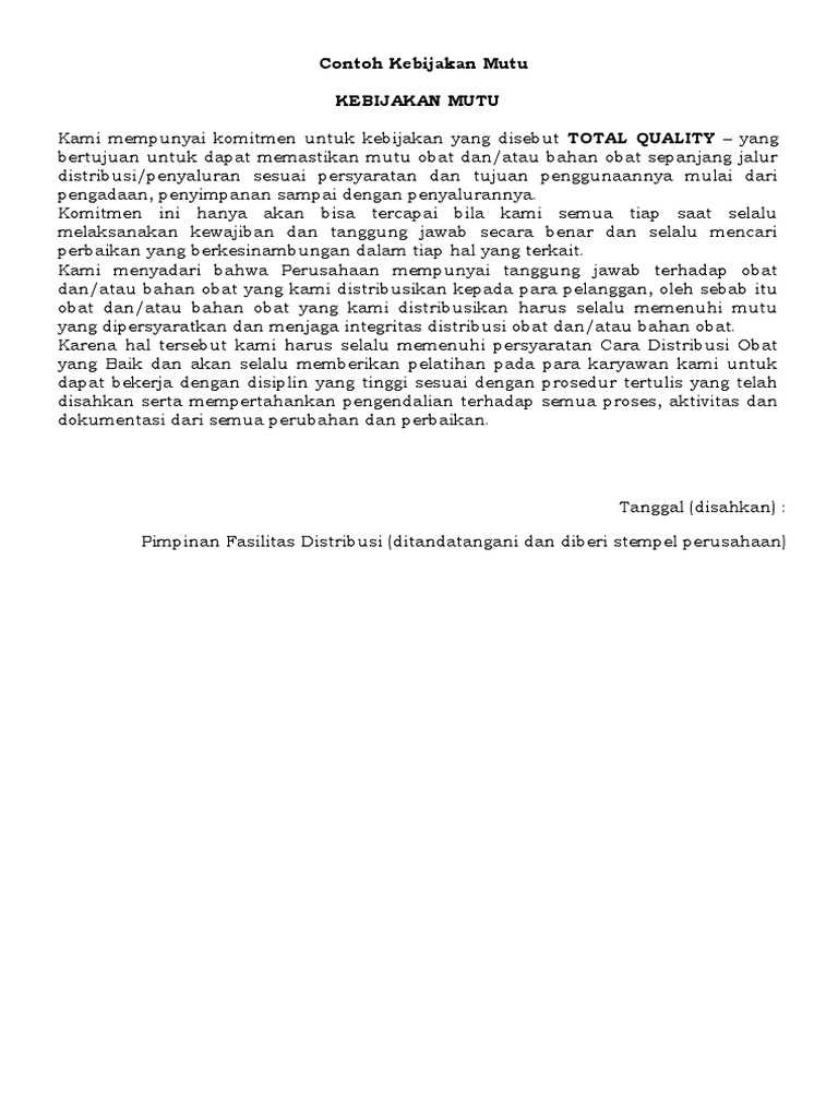 SOP Sistem Mutu Dan Struktur Organisasi | PDF | Karier & Perkembangan | Pengelolaan Keuangan & Uang