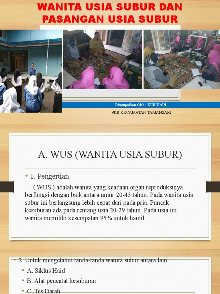 Wanita Usia Subur Dan Pasangan Usia Subur | PDF