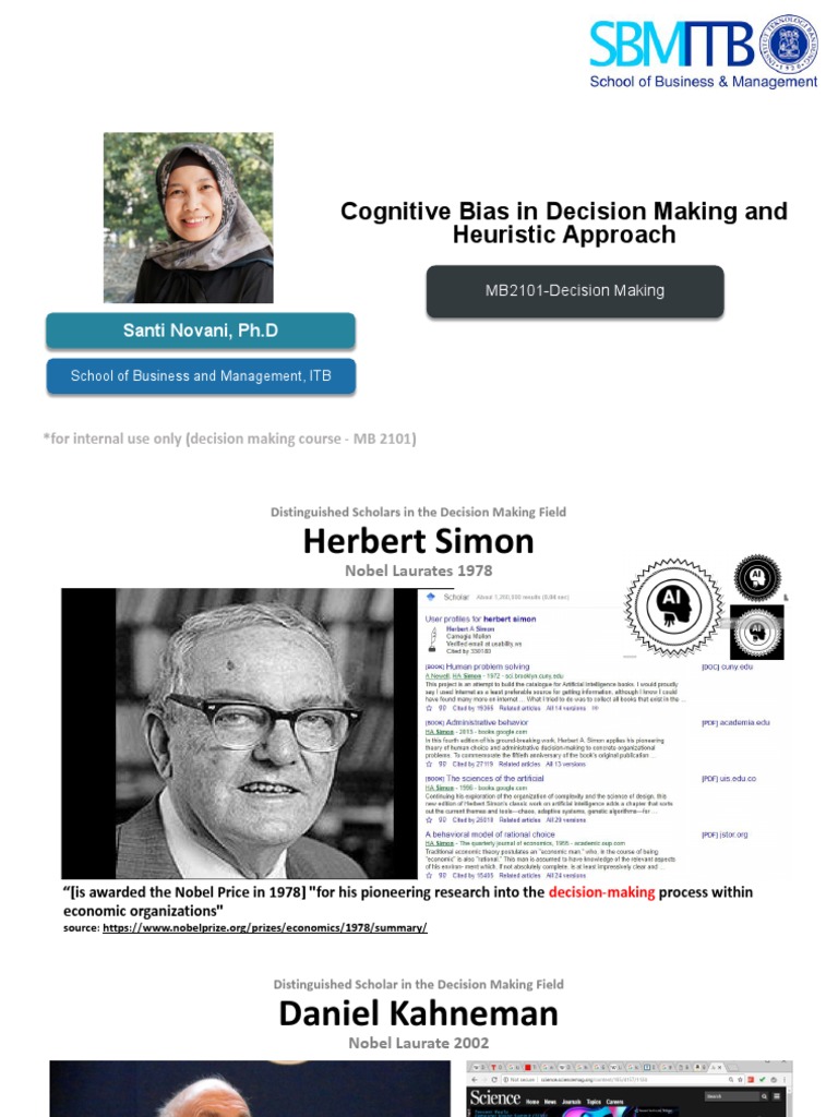 Bias N Heuristic | PDF | Decision Making | Heuristic Bias N Heuristic | PDF | Decision Making | Heuristic