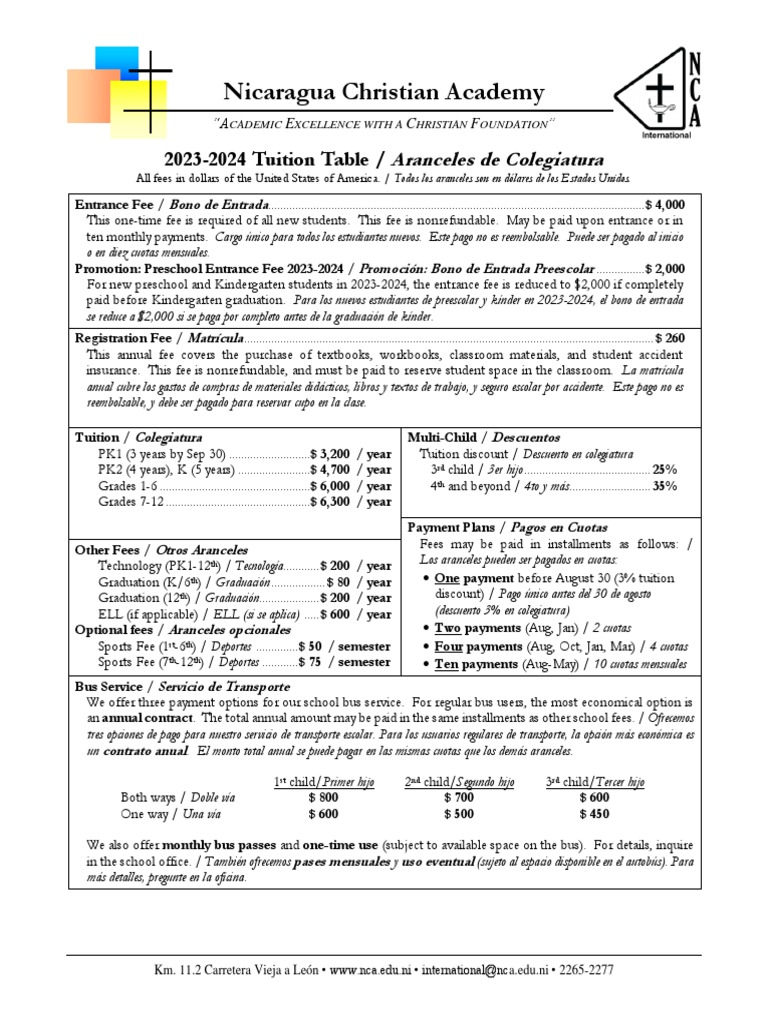 Tuition Table | PDF | Services (Economics) | Trade