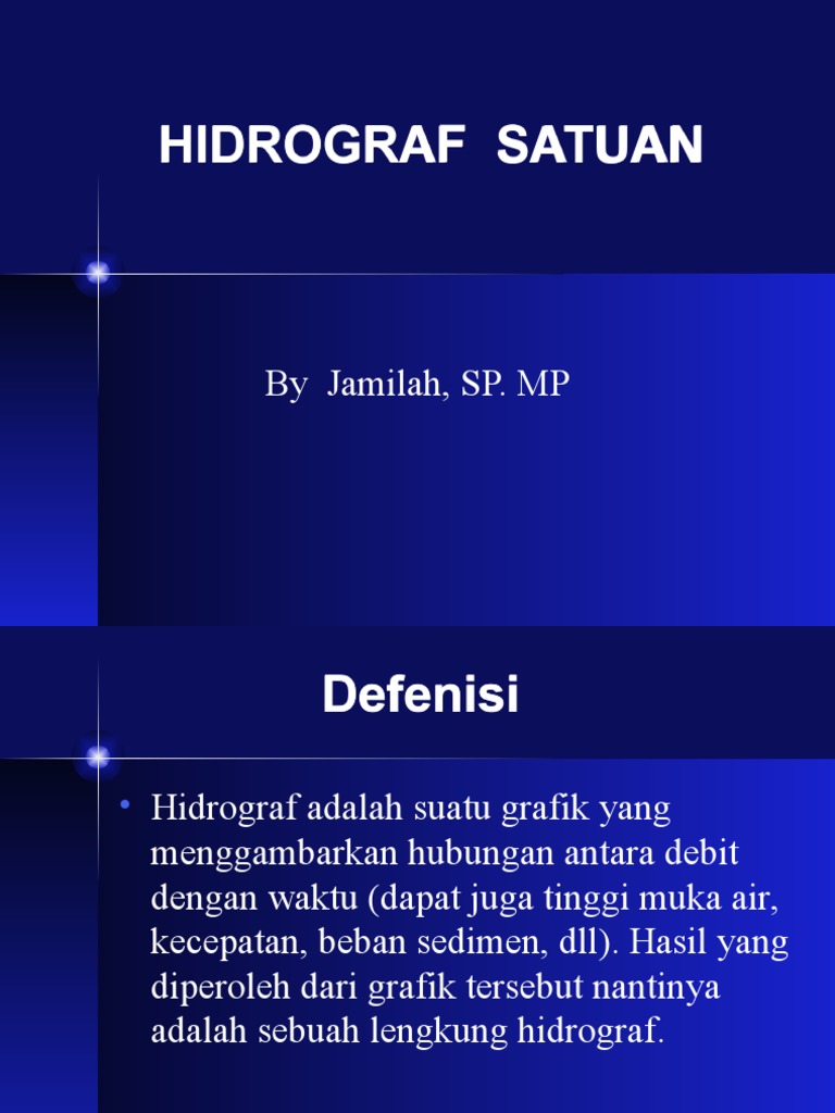 hidrograf | PDF