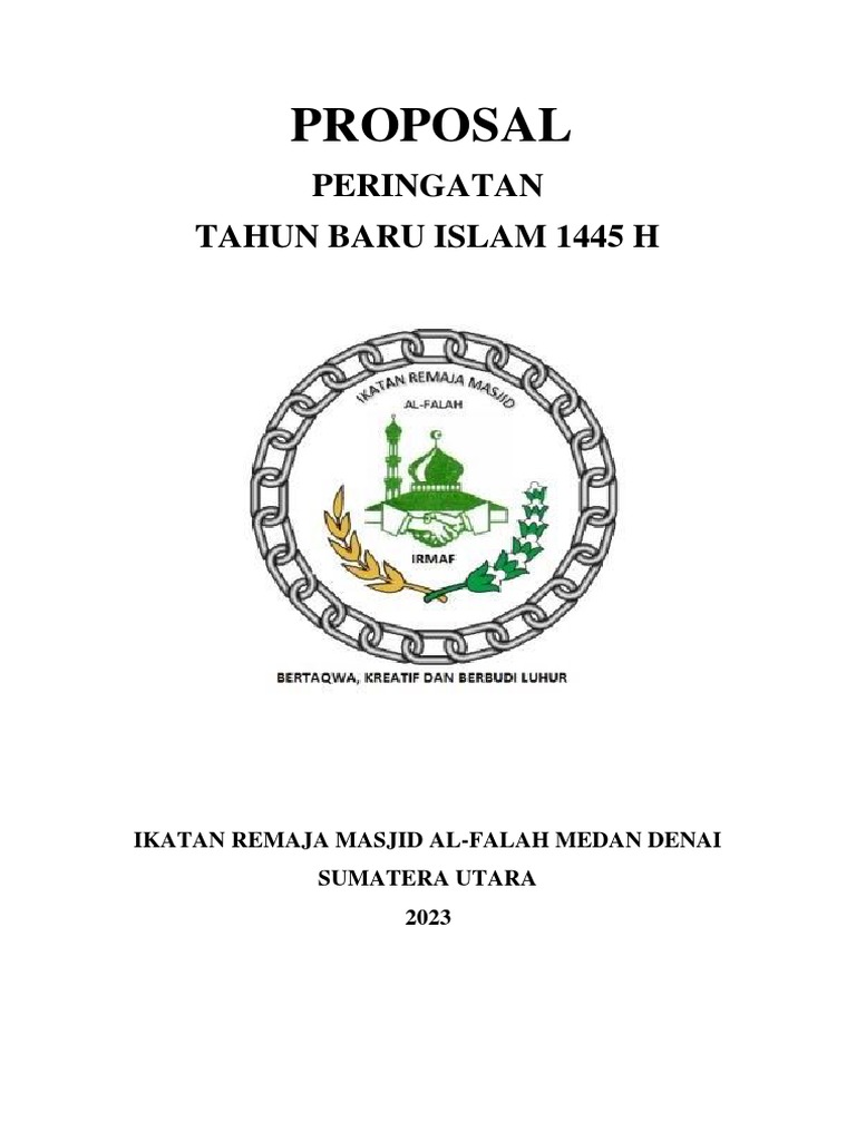 Proposal Tahun Baru Islam 1445 HH | PDF