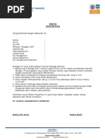 Contoh Pakta Integritas Karyawan | PDF