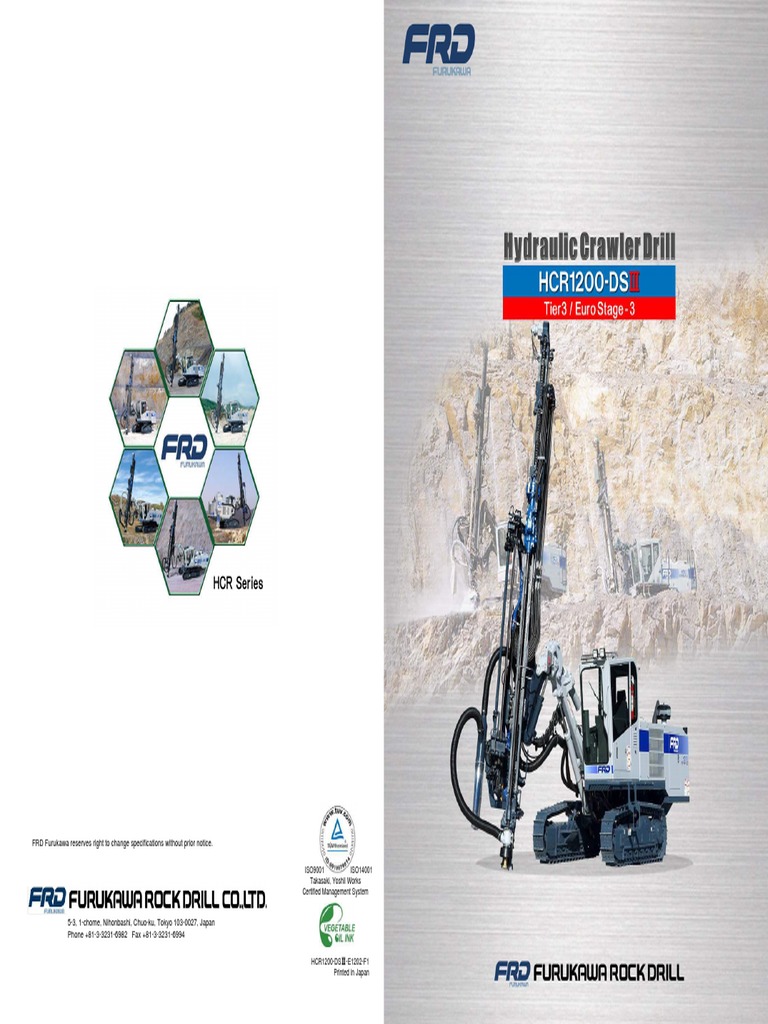 Furukawa HCR1200-DSIII Overview | PDF | Engines | Diesel Engine