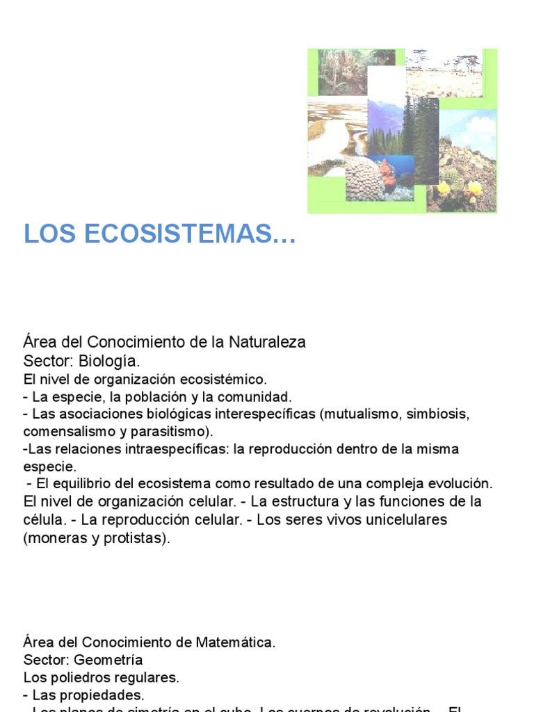 Ecosistemas Secuencia | Descargar gratis PDF | Entorno natural | Ecosistema