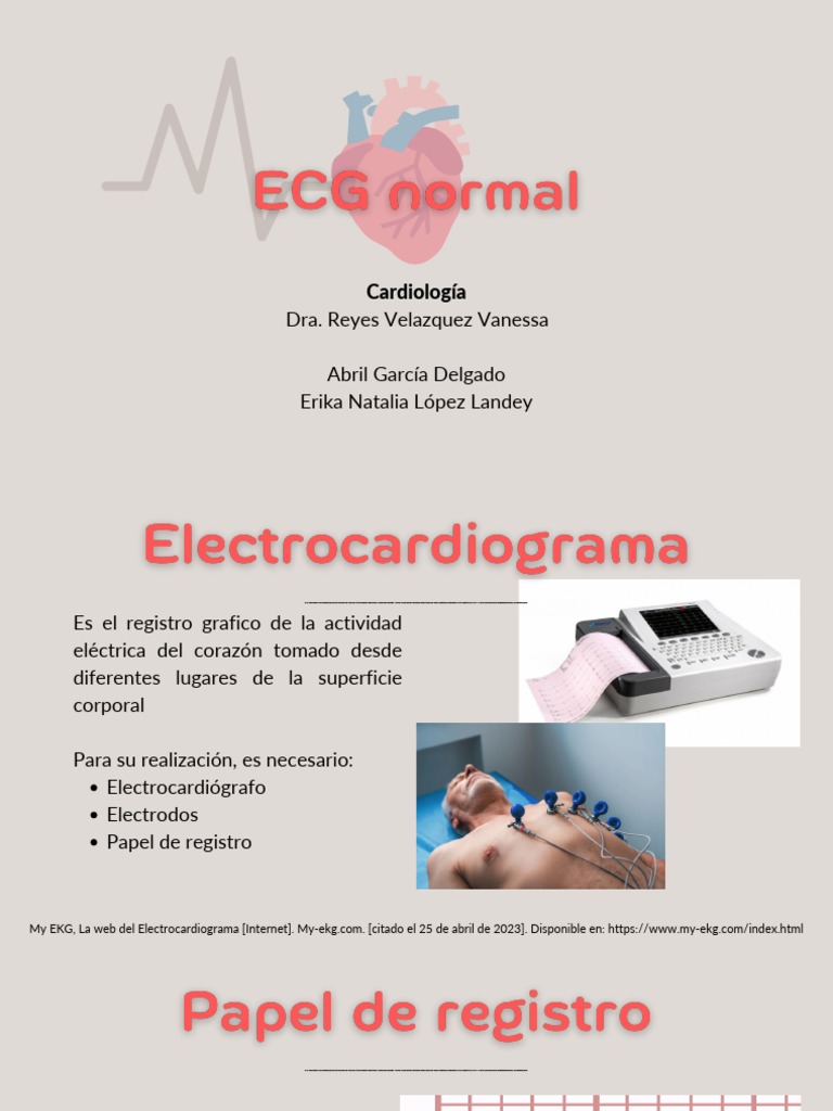 Ecg Normal - Practicas | PDF | Electrocardiografia | Especialidades Medicas