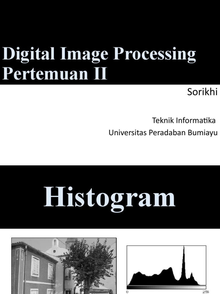Digital Image Processing II | PDF