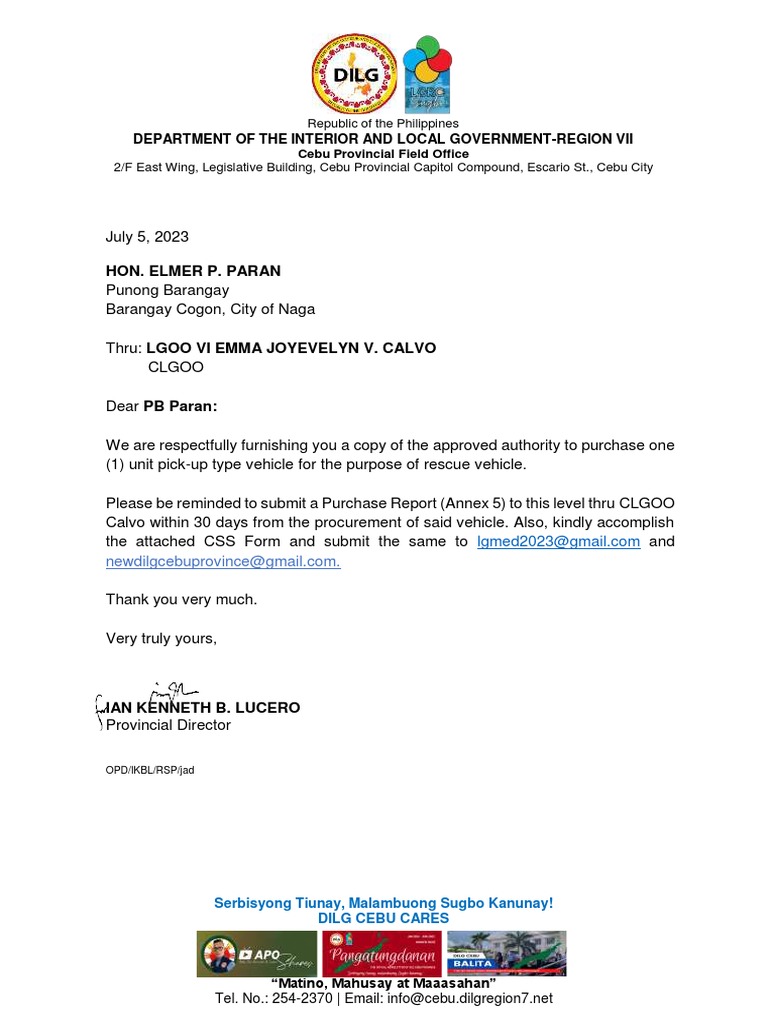 APMV Letter Naga | PDF