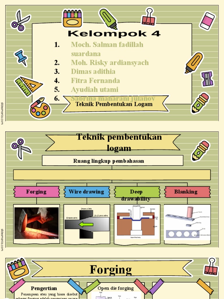 Teknik Pembuatan Logam: Forging | PDF
