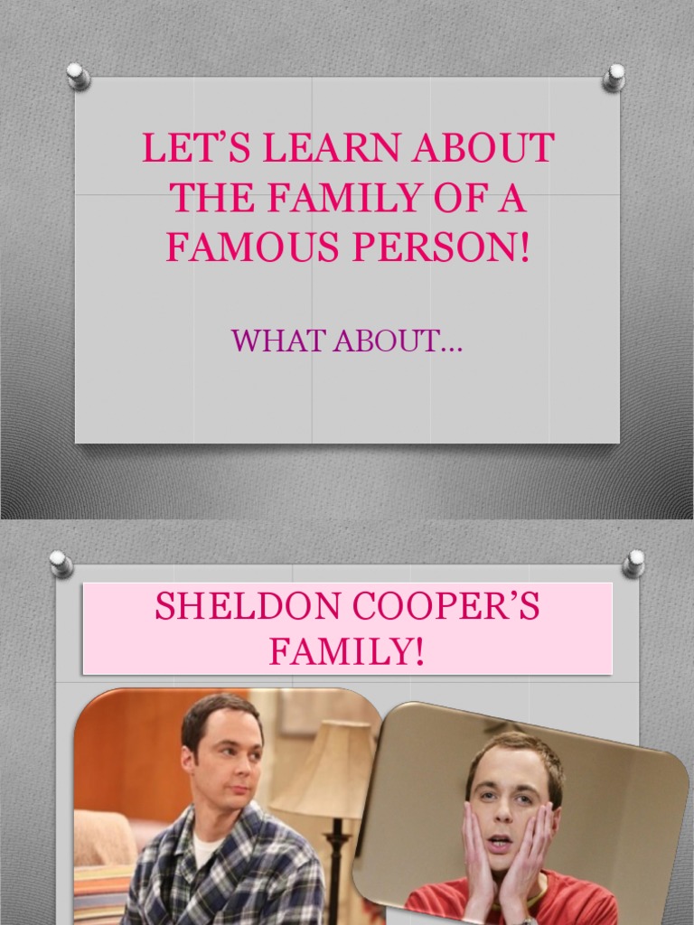 Sheldon's Family - Power Point | PDF
