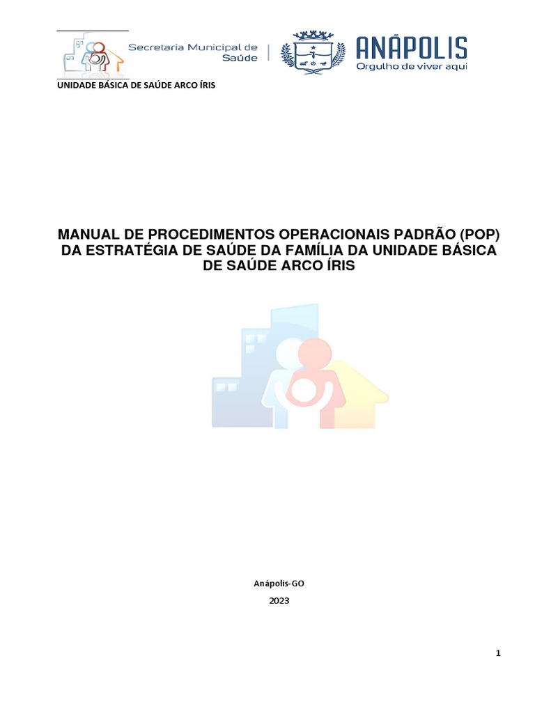 Manual de Procedimentos Operacionais Padrão Arco Iris (Reparado ...