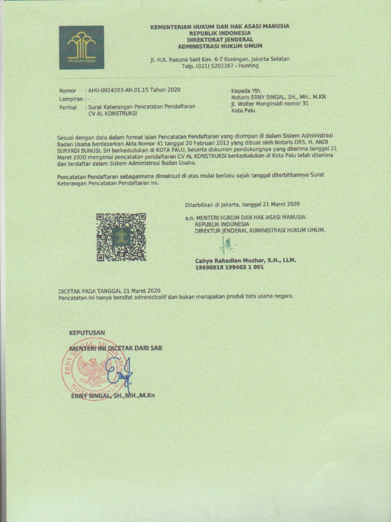 Akte Al Konstruksi. New | PDF