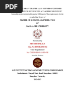 Bcom Final Year Project | PDF | Customer Satisfaction | Sampling ...