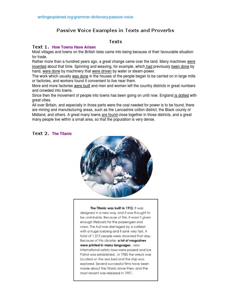 LAB. 00. Passive Voice Texts-Proverbs | PDF | Social Science