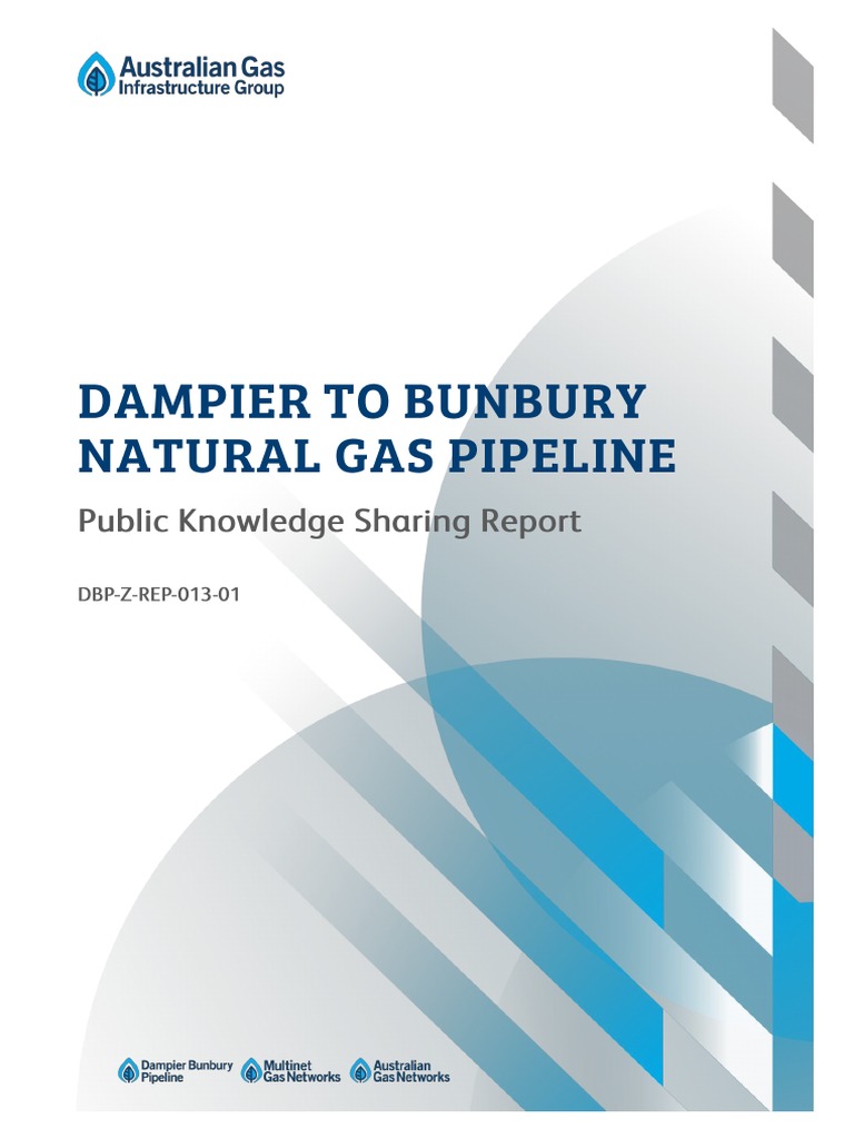 Dampier To Bunbury Natural Gas Pipeline Public Knowledge Sharing Report ...