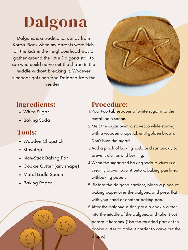 Dalgona Recipe | PDF