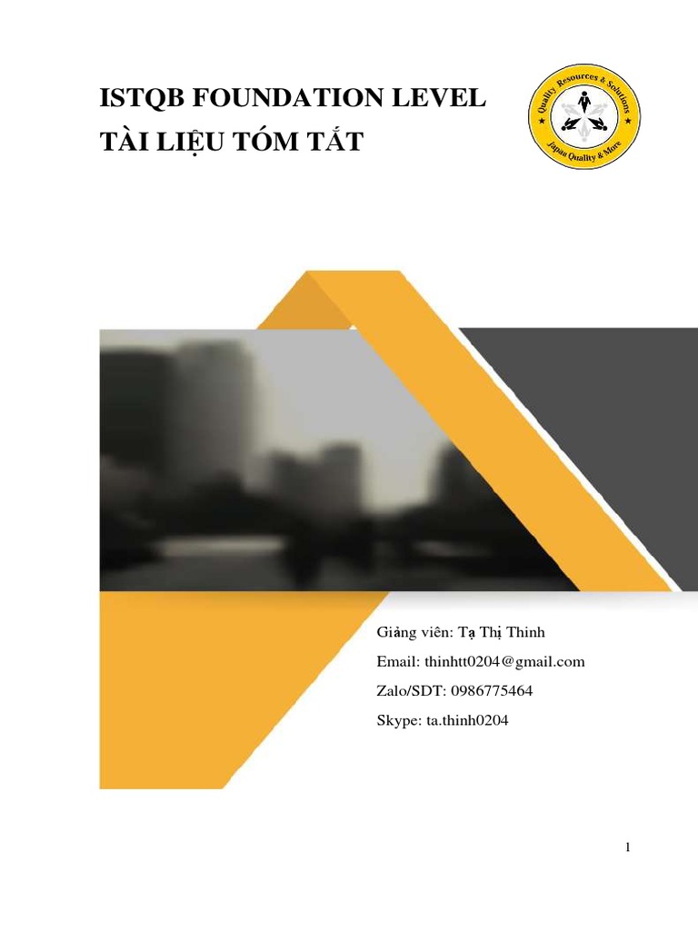 ISTQB Foundation Level Summary 2023 | PDF | Software Testing | Risk