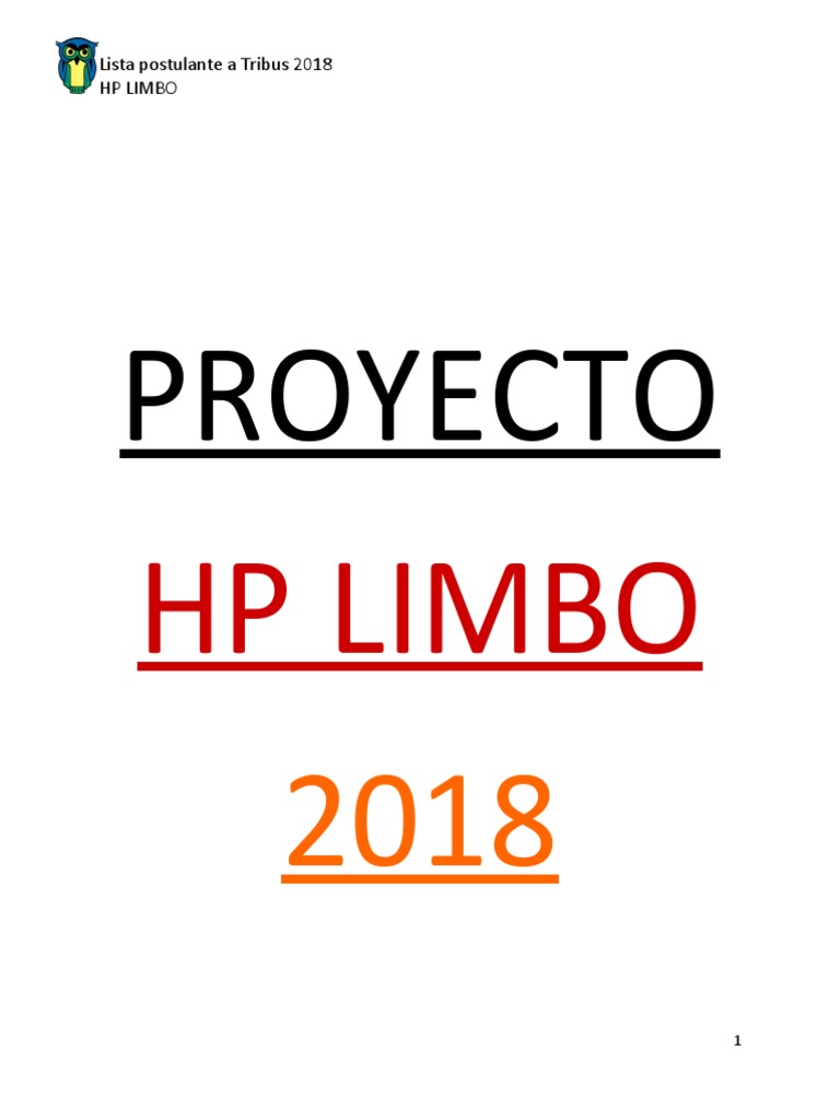 Proyecto Limbo Final | PDF | Asociación de Futbol
