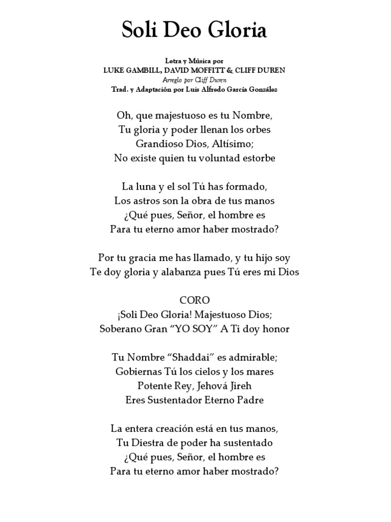 Letras Coro-3-4 | PDF | Religión y espiritualidad