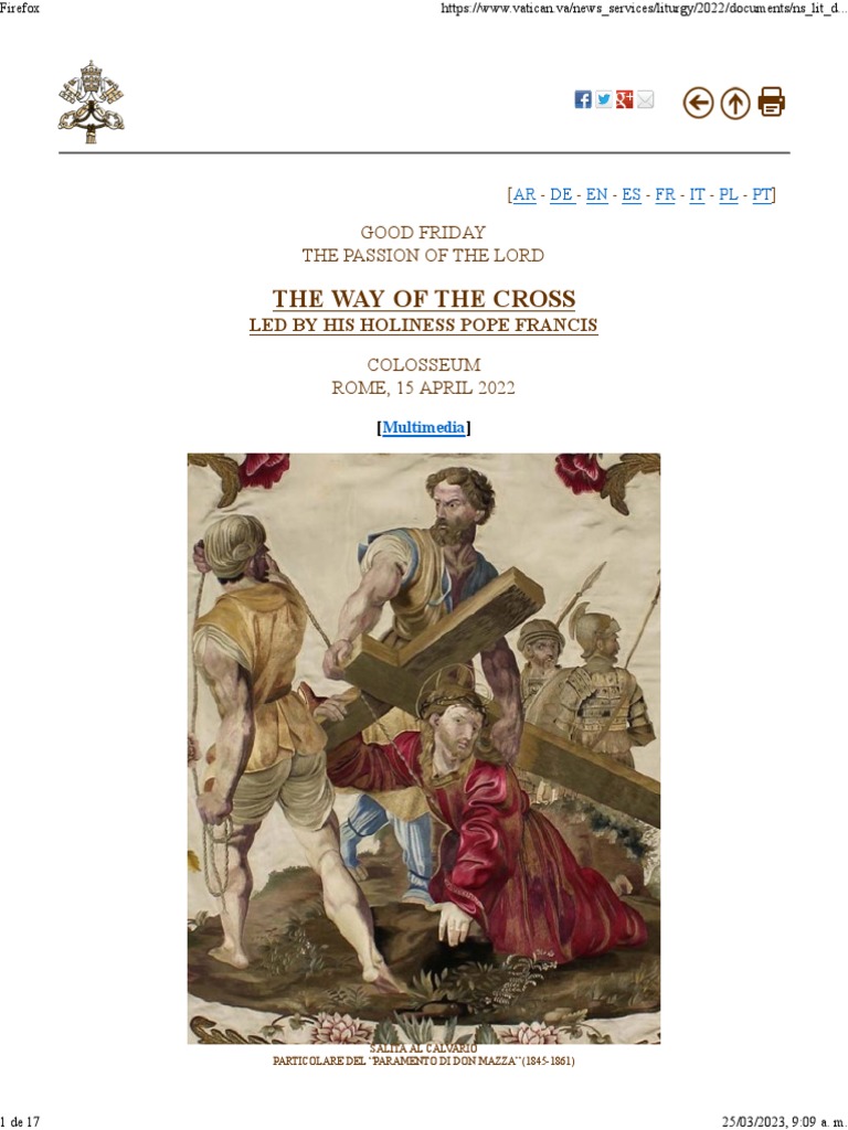 The Way of The Cross | PDF | Jesus | Judas Iscariot