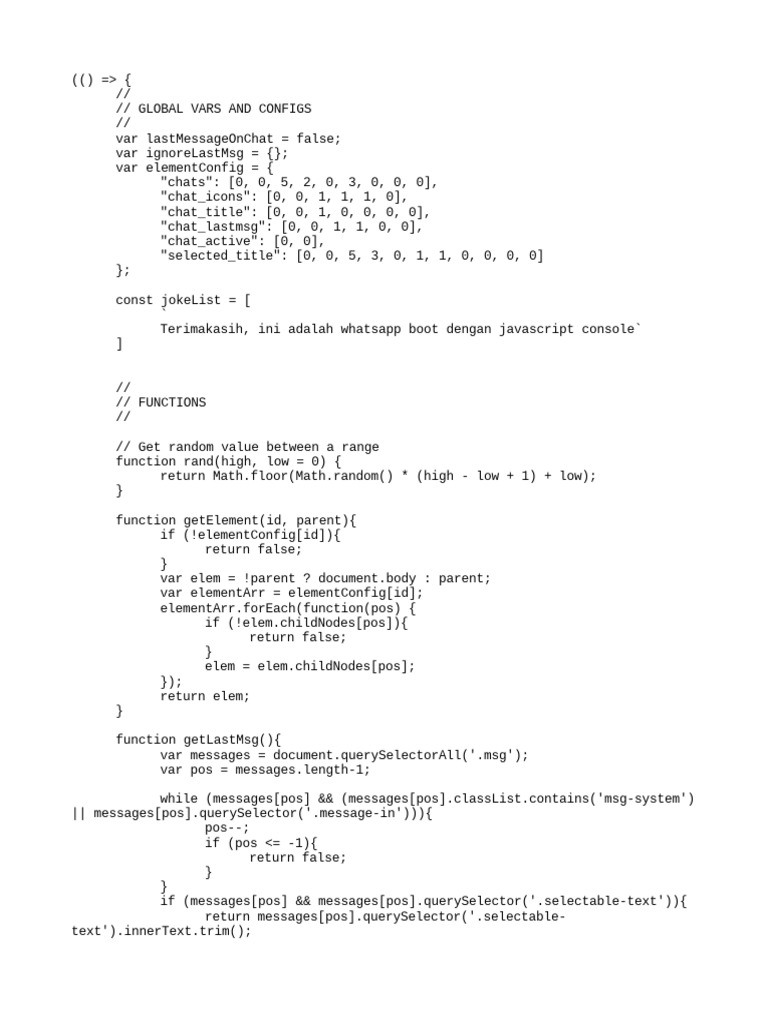 Whatsapp Boot | PDF | Programming Paradigms | Software Development